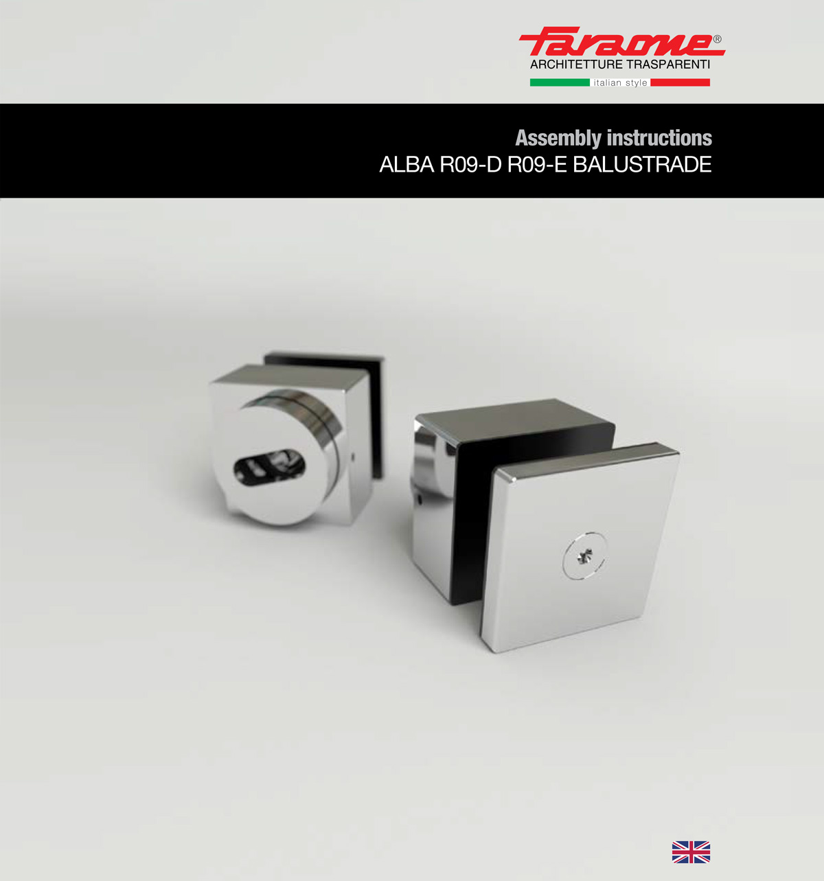 Balustrades assembly instructions - ALBA COLORS INOX SQUARE > Faraone EN