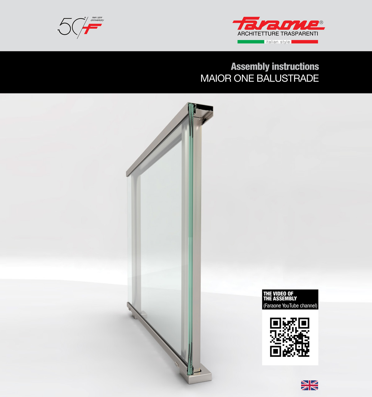 How to install the Maior Evo Vision balustrades? Model B > Faraone EN