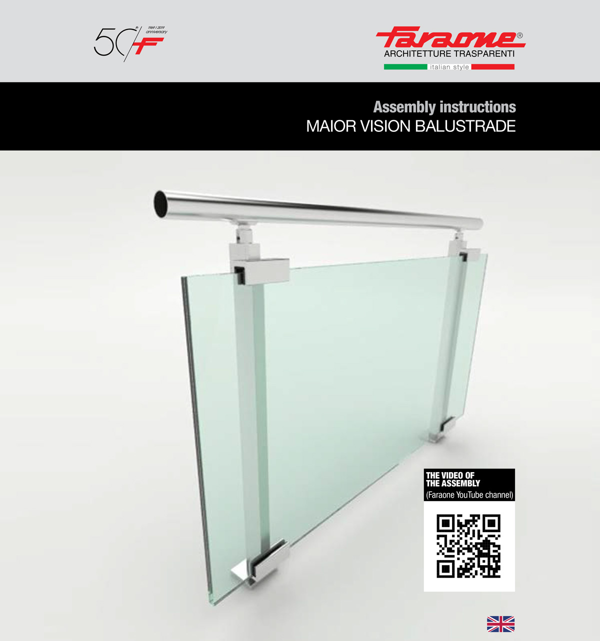 How to install the Maior Evo Vision balustrades? Model A5 > Faraone EN