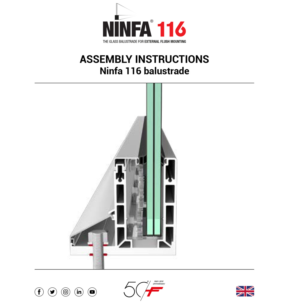 Balustrades assembly instructions - Ninfa 116 > Faraone EN