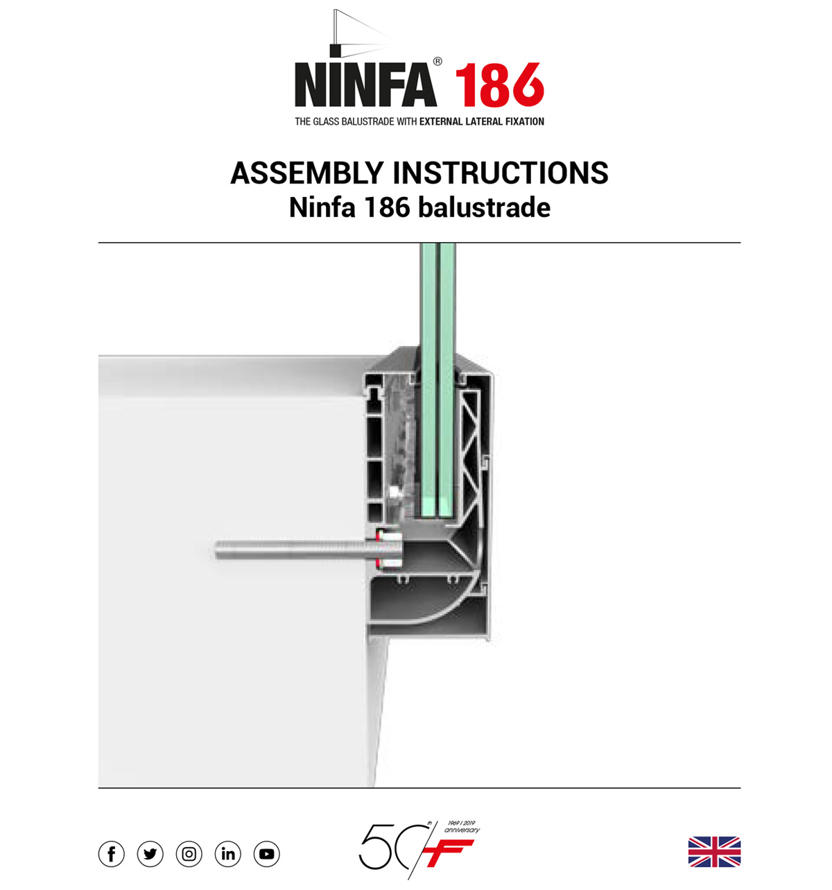 Balustrades assembly instructions - Ninfa 186 > Faraone EN