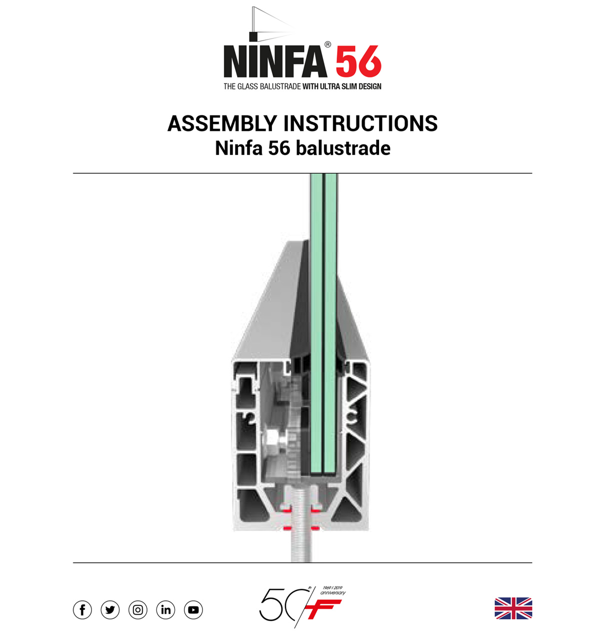 Balustrades assembly instructions - Ninfa 56 > Faraone EN