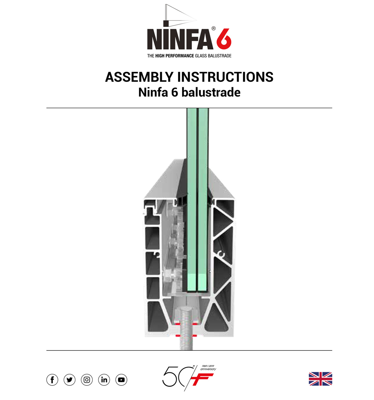 Balustrades assembly instructions - Ninfa 6 > Faraone EN