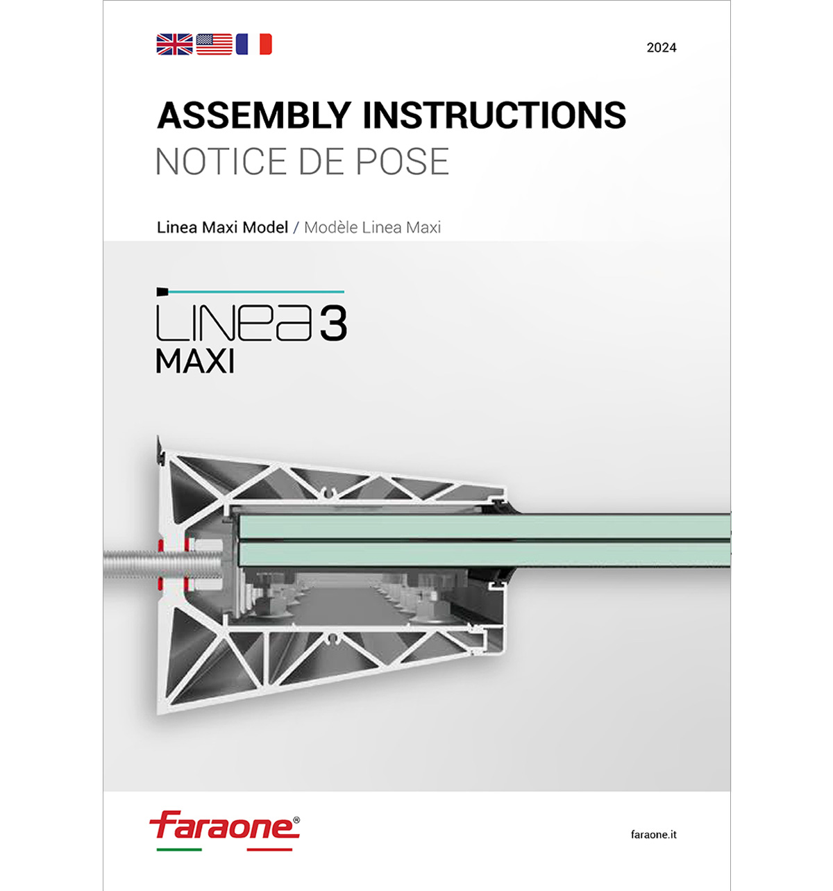 Assembly Instructions for the Linea Maxi 3 Canopy > Faraone EN